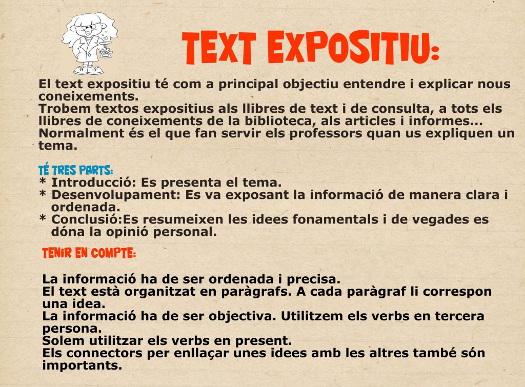 Textos funcionals – Aula de català